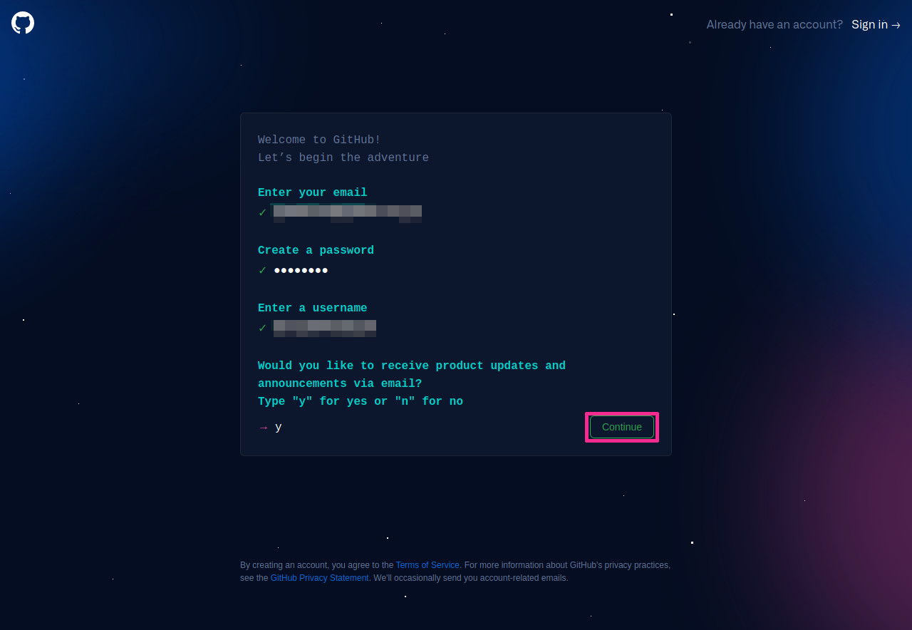 Githubのアカウント開設からssh認証キーの登録まで ホームページの作り方